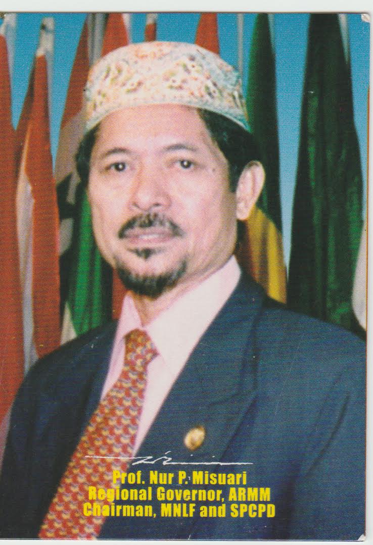 MNLF Chairman Nur Misuari Old Vintage Photo Collections